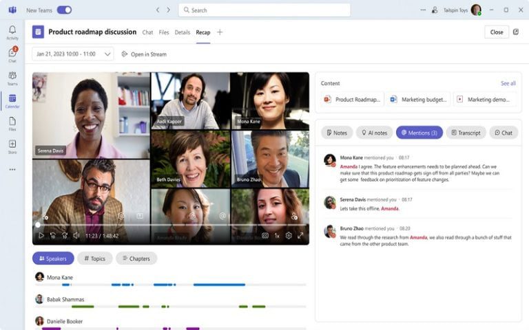 Microsoft Teams Premium Introduces Intelligent Recaps