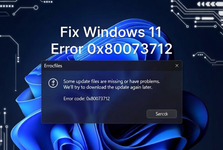 Windows 11 Update Error 0x80073712: Causes And Complete Fix (2026 ...